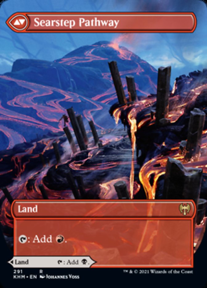 Blightstep Pathway // Searstep Pathway (Borderless Alternate Art) [Kal